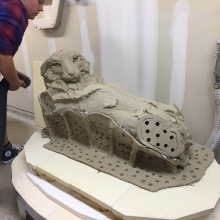 Firing – Beth Cavener – Follow the black rabbit